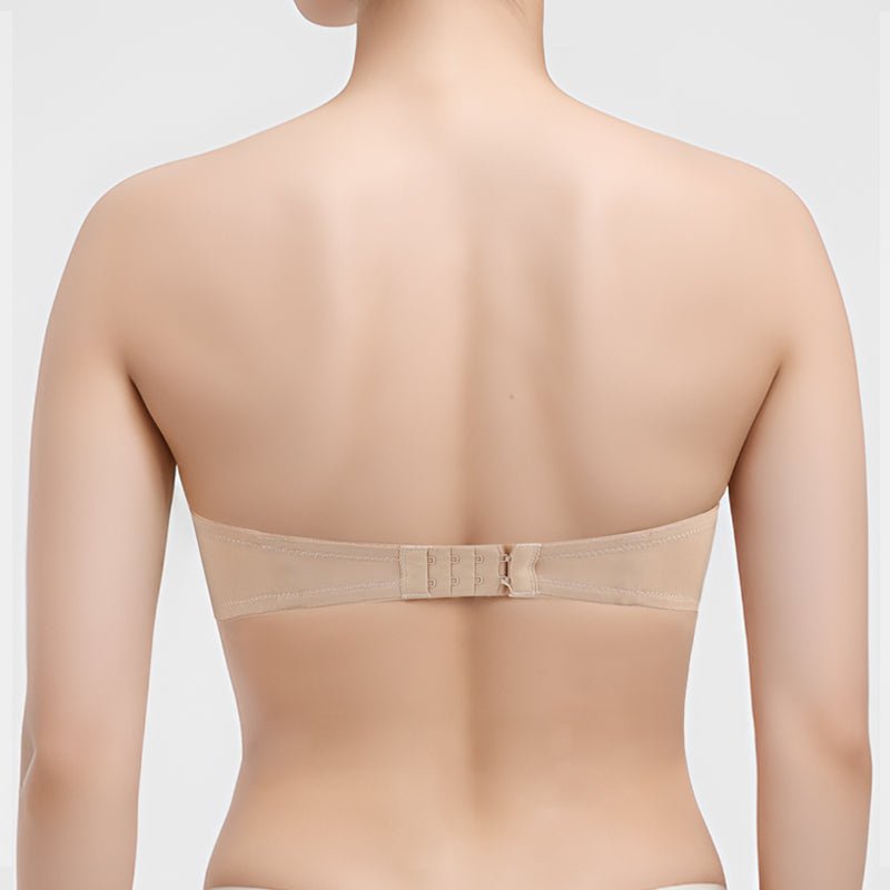 Magic Two In One Strapless Front Buckle Bra Strapless Backless Push Up Comfort And Support